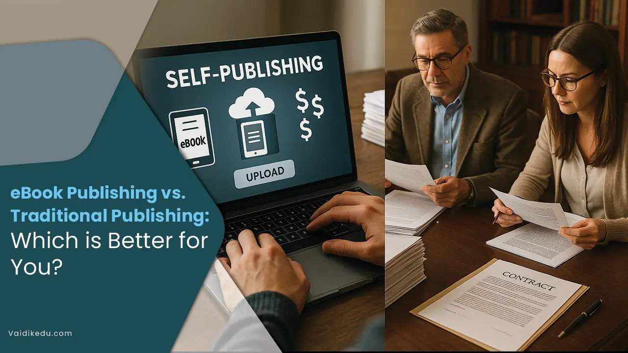 Difference Between E- Book Publishing And Traditional Publishing ...